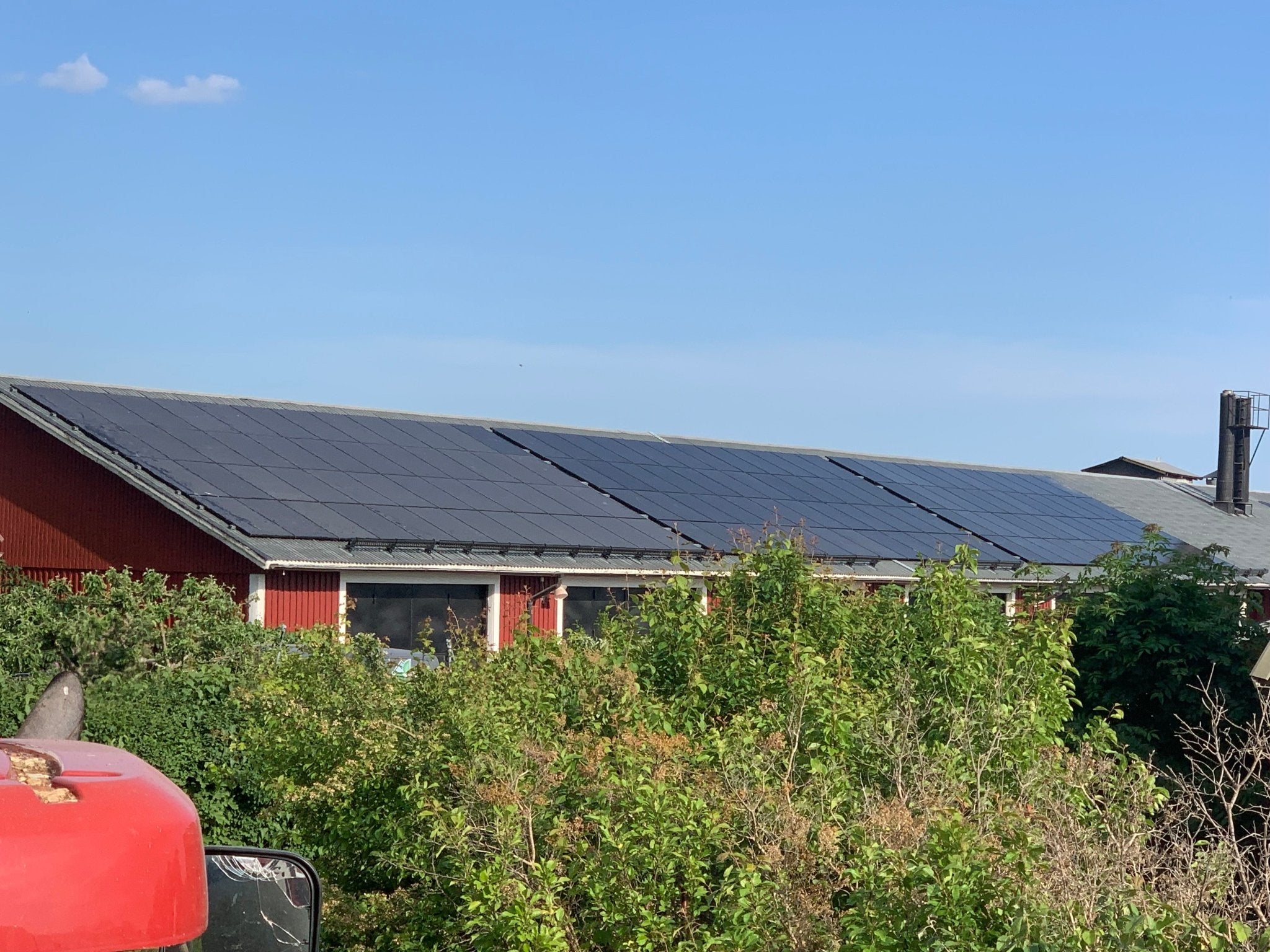 Projekt i sigtuna på 140 paneler